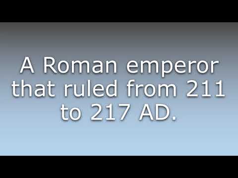 What does Caracalla mean?