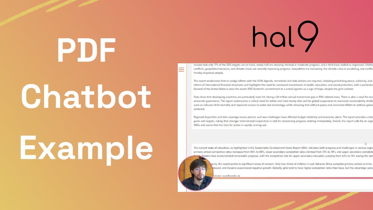 2. PDF Chatbot - Hal9 example