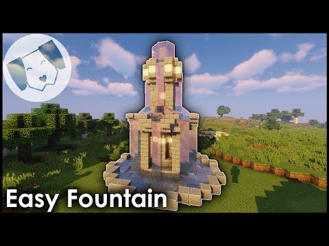 Easy Basic Fountain Tutorial Minecraft Project