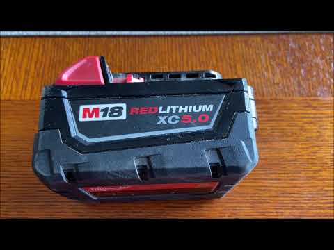 OldGuyDIY Milwaukee Power Tools M18 Fuel Battery Pack Age Find Build Date Code This One 5 Year Life