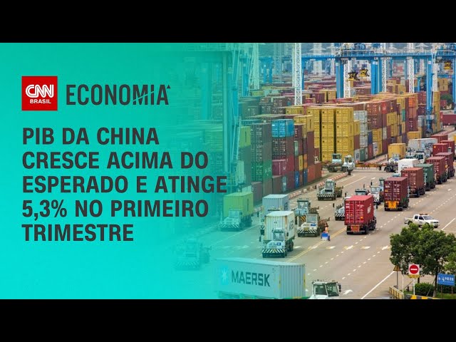 PIB da China cresce acima do esperado e atinge 5,3% no primeiro ...