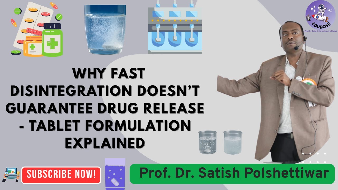 Why Fast Disintegration Doesn’t Guarantee Drug Release  Tablet Formulation Explained