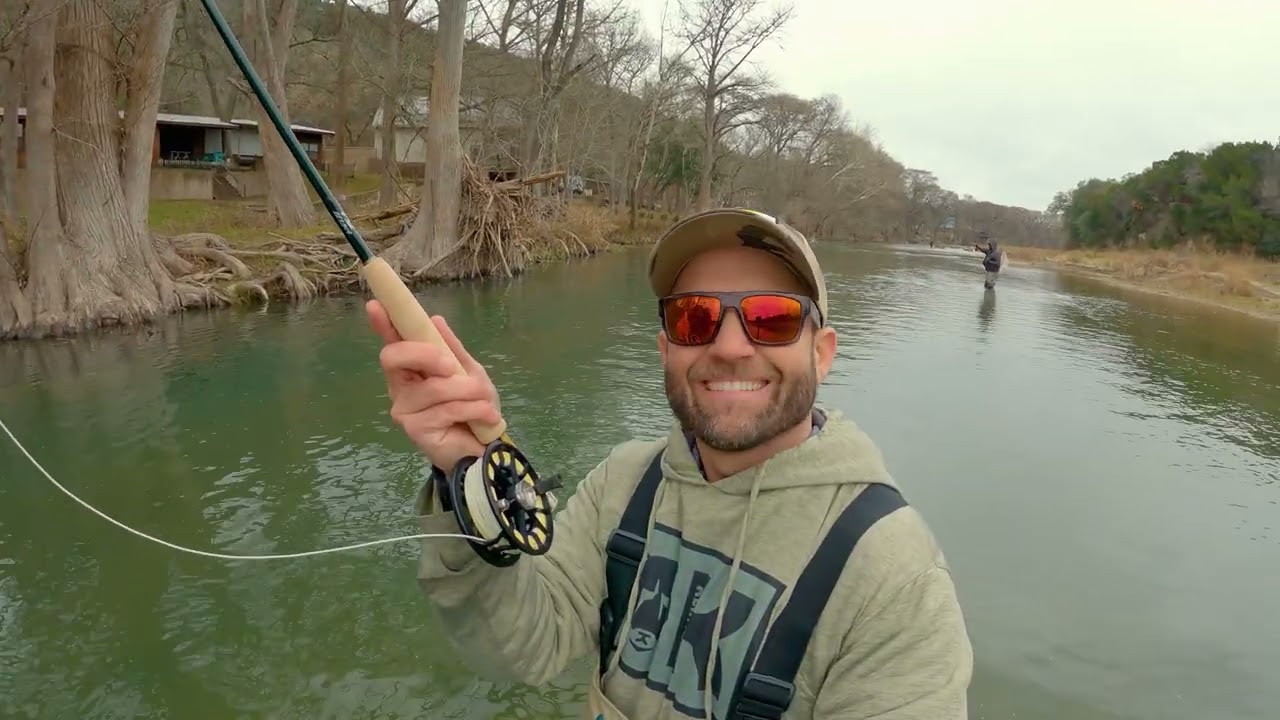 Fly Fishing🎣 the Guadalupe River in Gruene, Texas