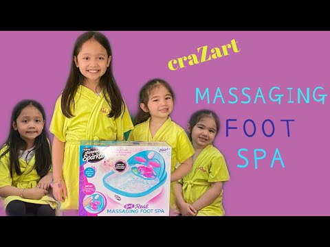 SHIMMER N SPARKLE MASSAGING FOOT SPA | FOOT SPA TOY REVIEW