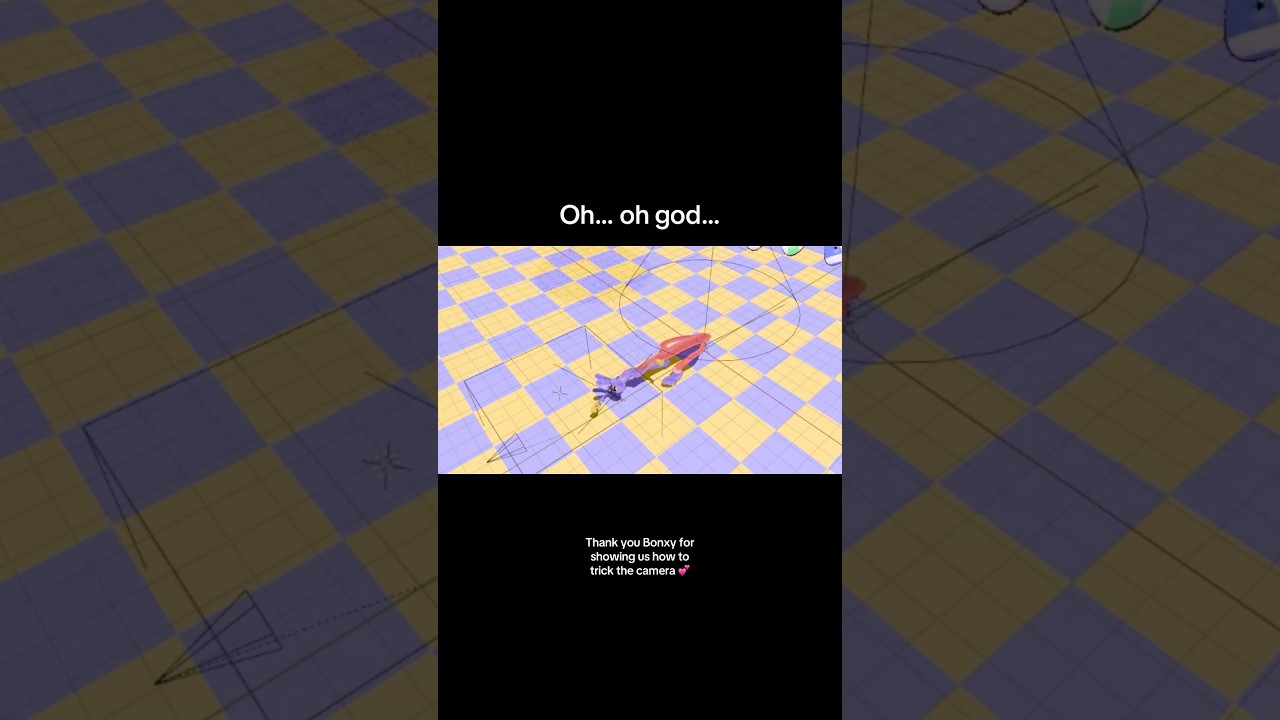Do NOT turn the camera, bro… #JaxToy #Blender3d #theamazingdigitalcircus
