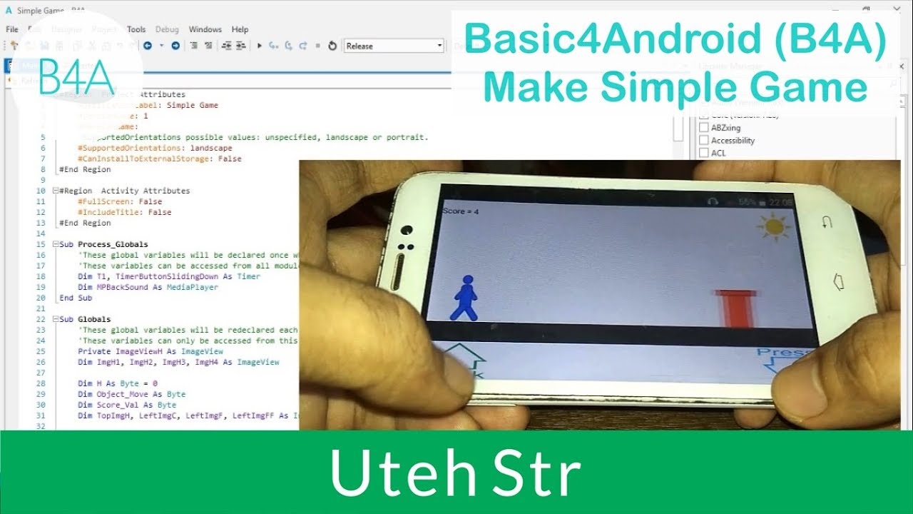 Basic4Android (B4A) | Make Simple Game