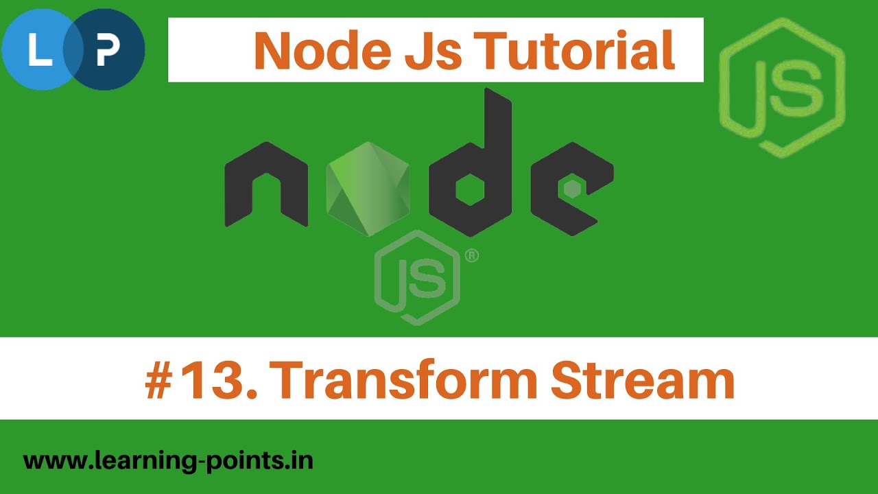 Node Js Streaming concept | Transform Stream | Make uppercase after streaming | Node js Tutorial