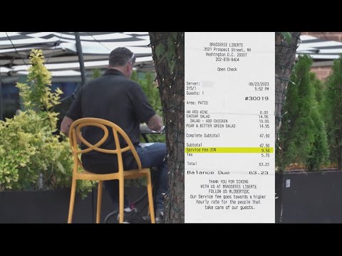 DC restaurants adding 'service charges' to customers after minimum wage increase for servers