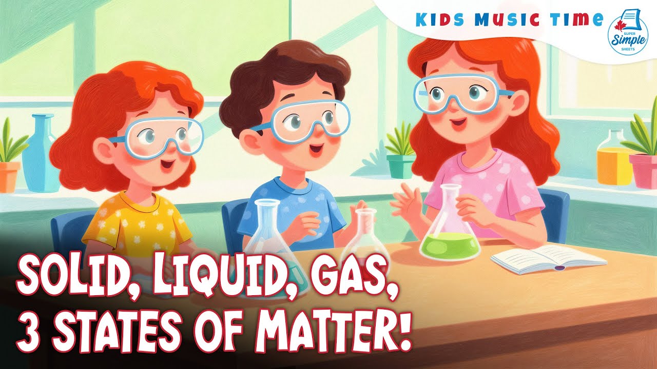 Matter Song for Kids – Solids, Liquids, and Gases!