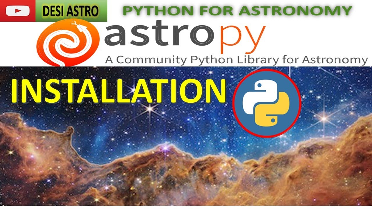 How To Install ASTROPY Python Library| Astronomy & Astrophysics Data Analysis| FITS FILE| DESI ASTRO