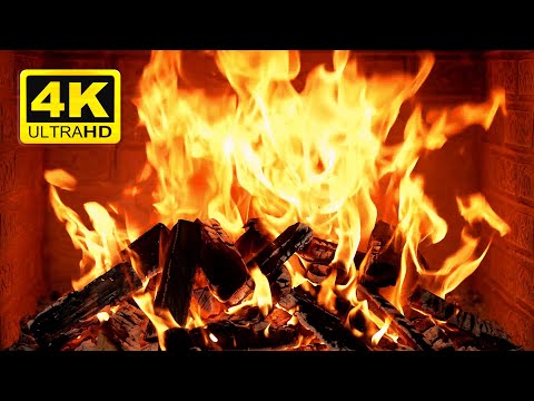 🔥 The Best Burning Fireplace 4K (12 HOURS). Cozy Endless Firelight with ASMR Crackling for Renewal