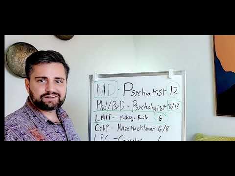 ????️How do I become a therapist? What is a psychiatrist, LICSW, LMFT, Psychologist, LPC?