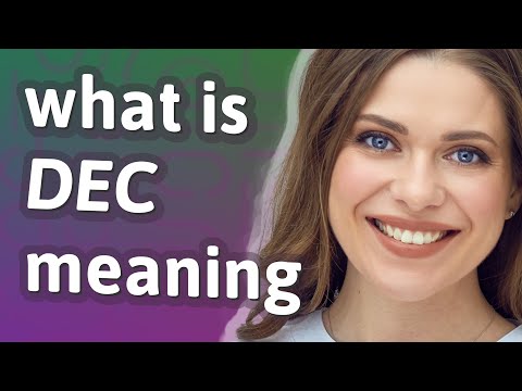 Dec | meaning of Dec