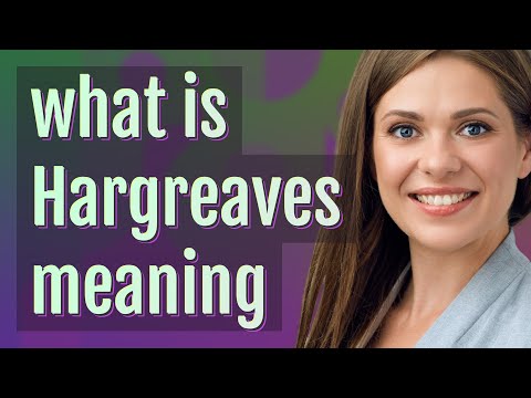 Hargreaves | meaning of Hargreaves