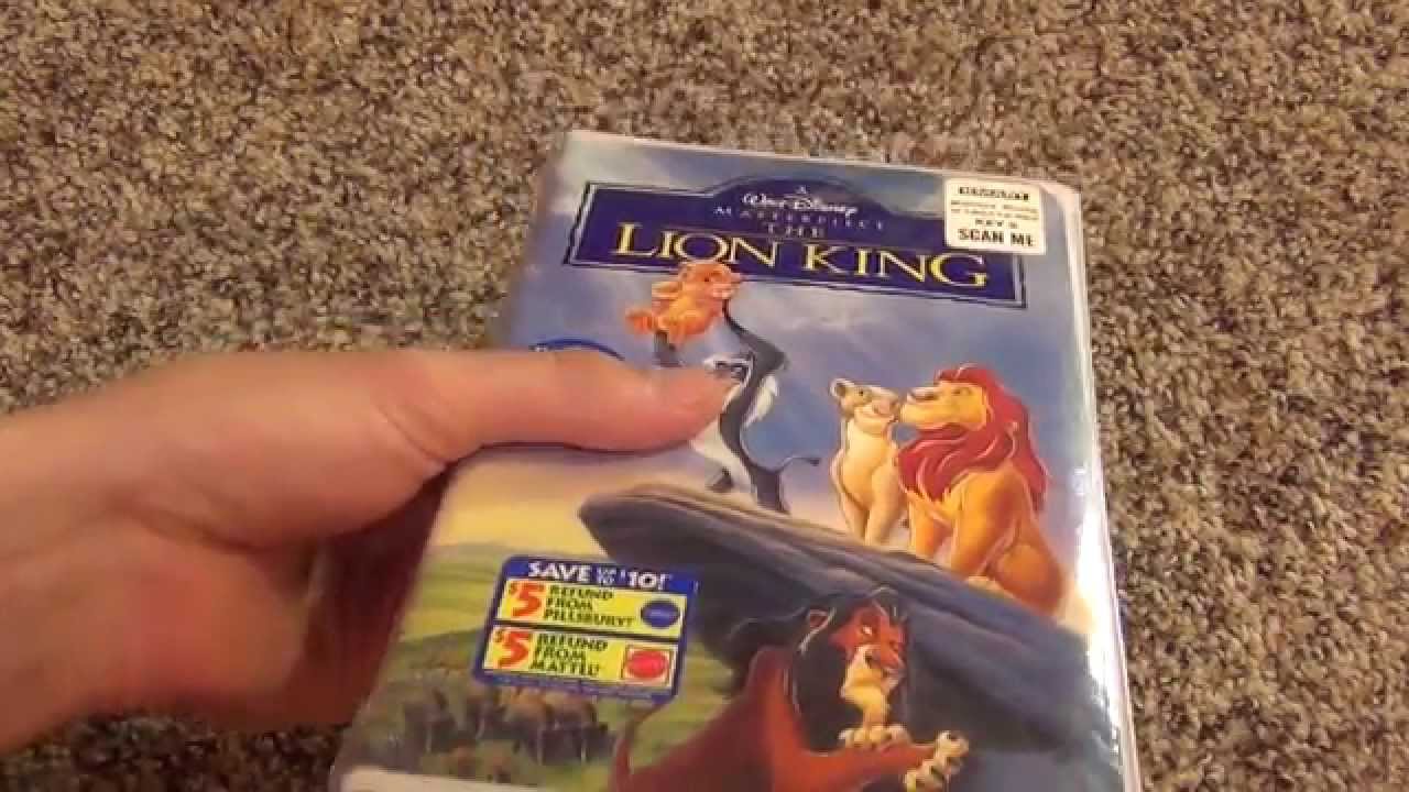 Walt Disney's The Lion King Masterpiece Collection VHS Unboxing
