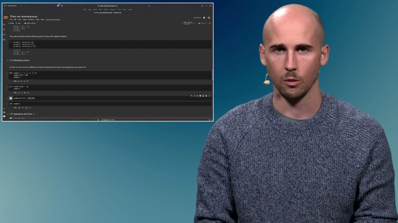Lists - Modifying elements - Python