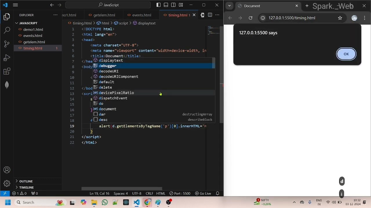 Timing Functions in JavaScript ||SetTimeout,SetInterval #javascript #javascripttutorial #fullstack