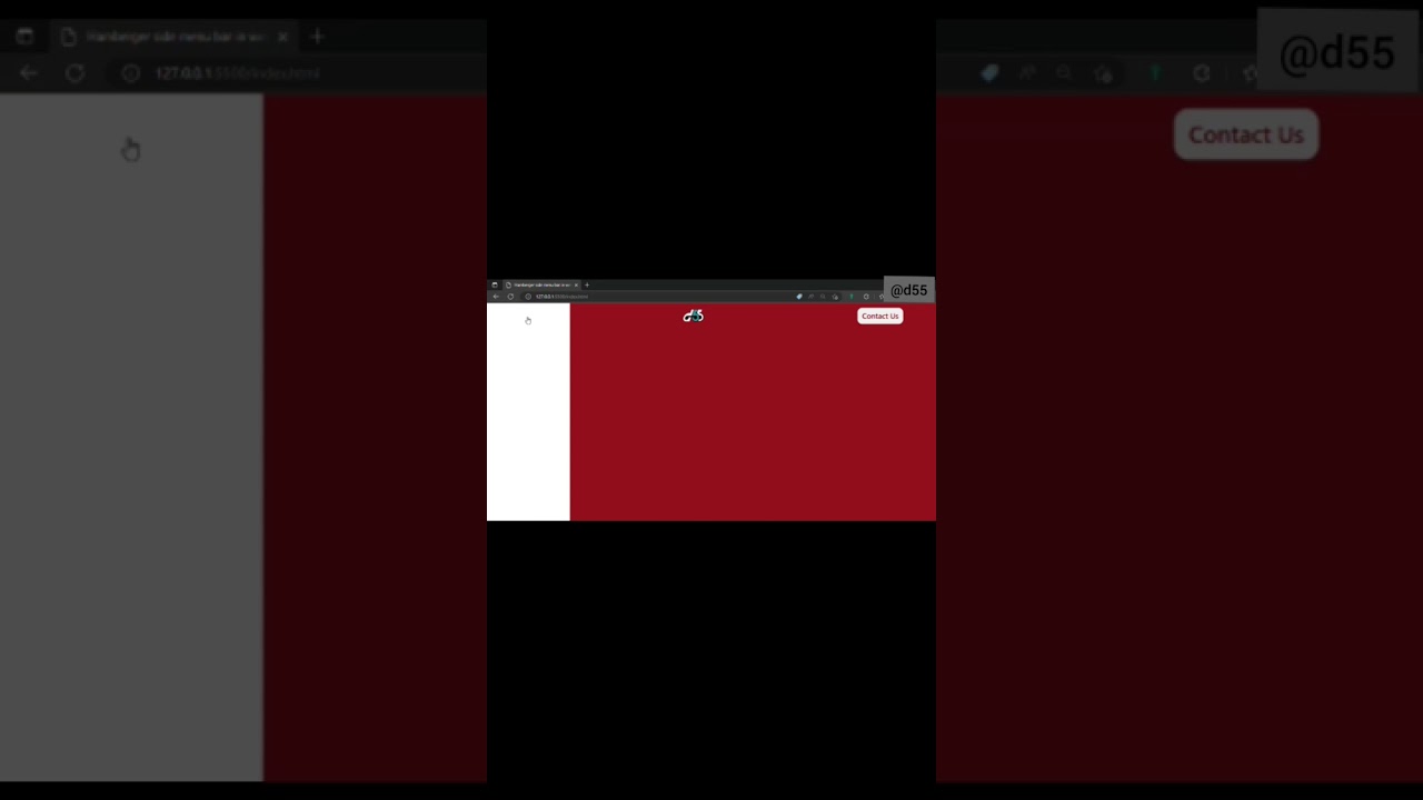 Sidebar menu             source code: https://github.com/designxd55/sidebar_menu_with_hamberger_icon