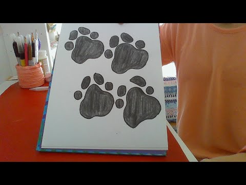 How to Draw Easy Paw Prints