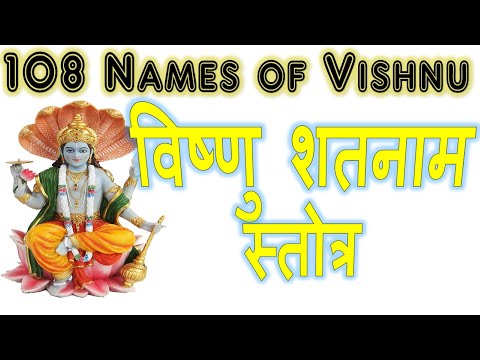 Divine 108 Names of Vishnu The power of joy विष्णु शतनाम स्तोत्र