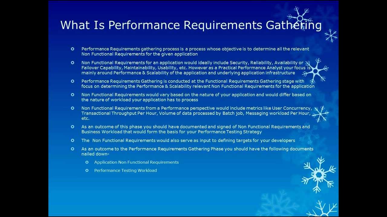 Practical Performance Analyst - Primer on Performance Requirements Gathering
