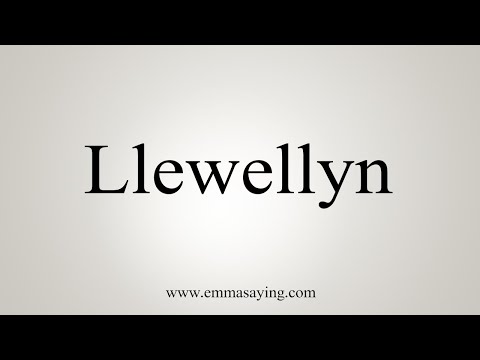 How To Say Llewellyn