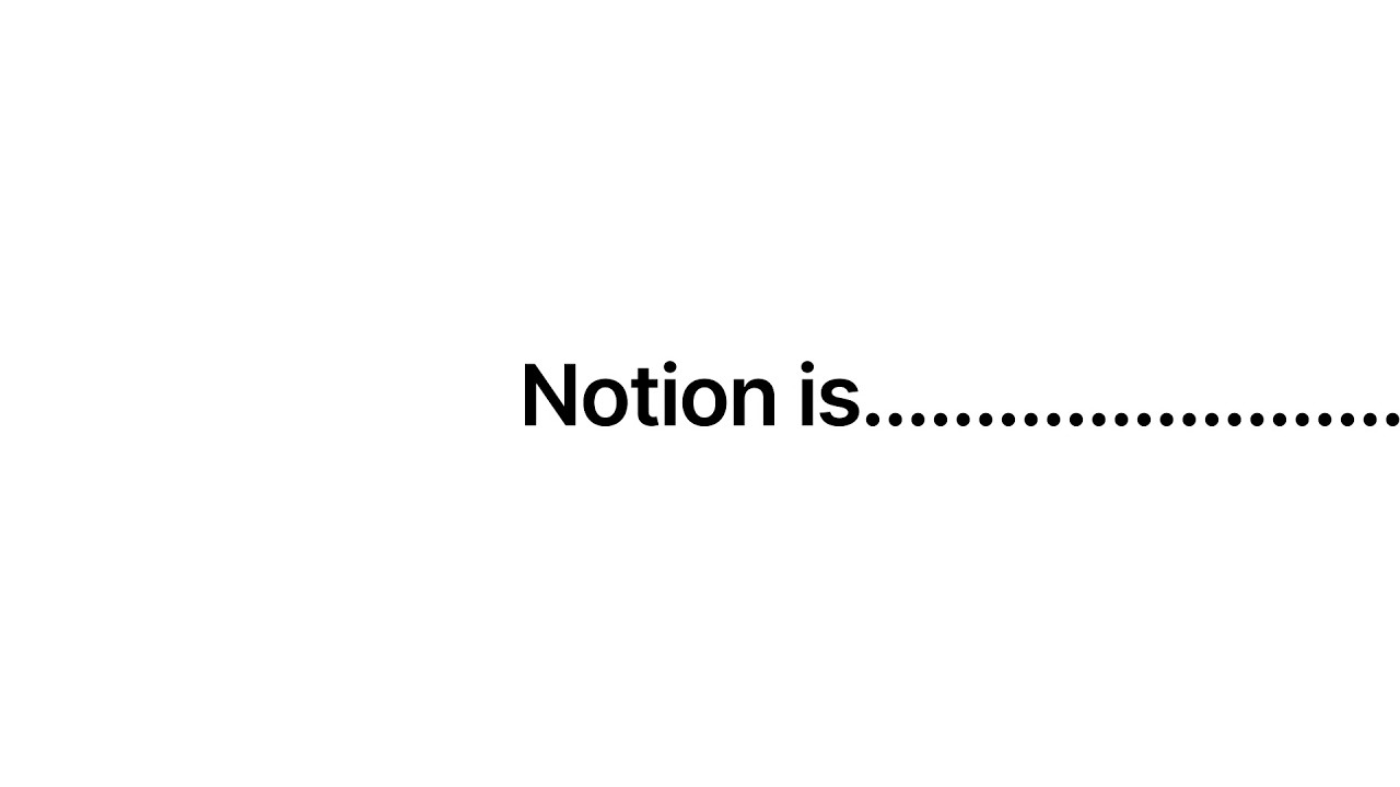 What is Notion?