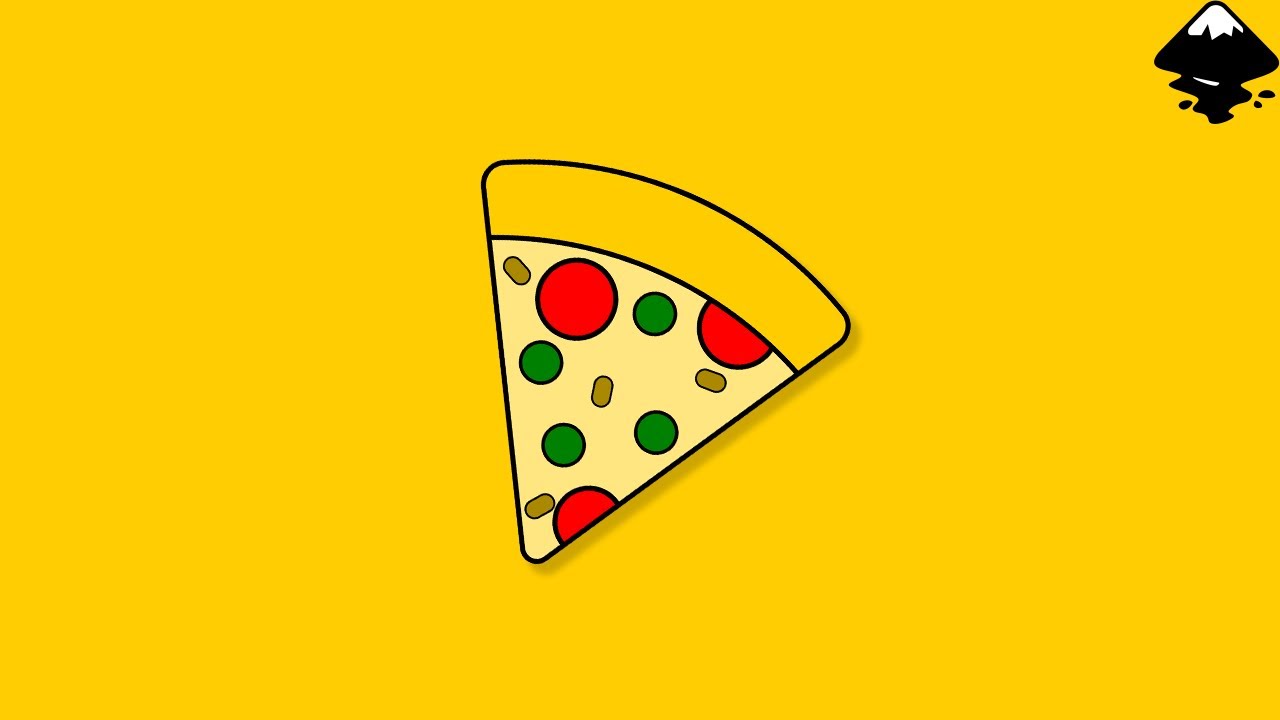 Create a Pizza Slice Icon in Inkscape
