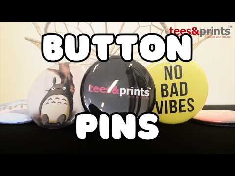 CREATE CUSTOM BUTTON PINS! - Button Maker tutorial