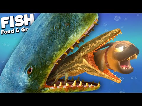 PREHISTORIC PROGNATHODON vs ANCIENT DEADLY WHALE! | Feed and Grow Fish
