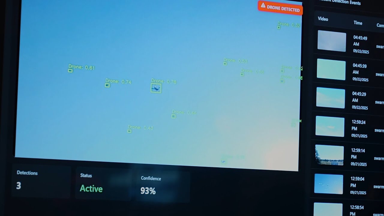 AFWERX - Airmen Showcase their new Optical Drone Detection System