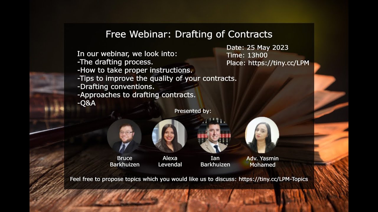 Drafting of Contracts