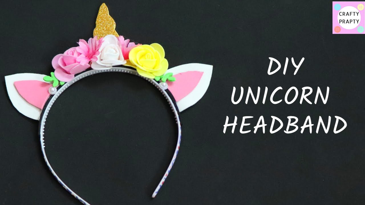 DIY Unicorn Headband | How to Make a Unicorn Headband/ ABSOLUTELY CUTE DIY YOU CAN MAKE IN 5 MINUTES