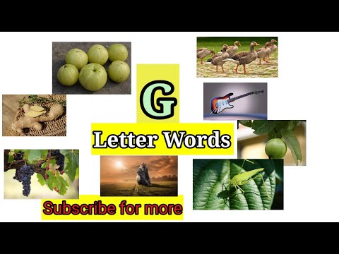 G Letter Words | Words start with letter G | Alphabets #shorts