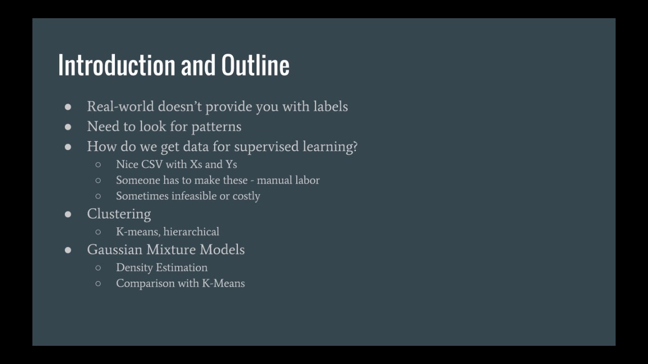 Cluster Analysis & Unsupervised Machine Learning in Python Intro