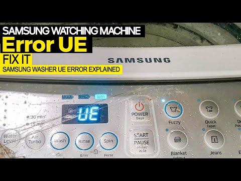 Samsung washing machine UE Error