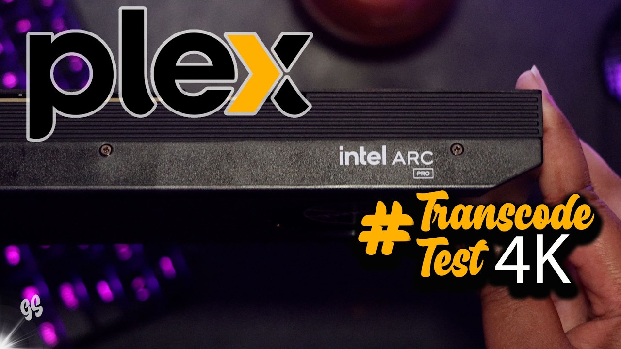 Intel Arc B60 Pro GPU 4K Transcode Test Plex ‪@GeekShhh‬