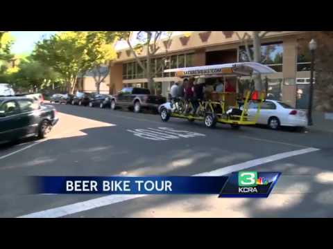 KCRA's Brian Hickey takes Sac Brew Bike for a spin