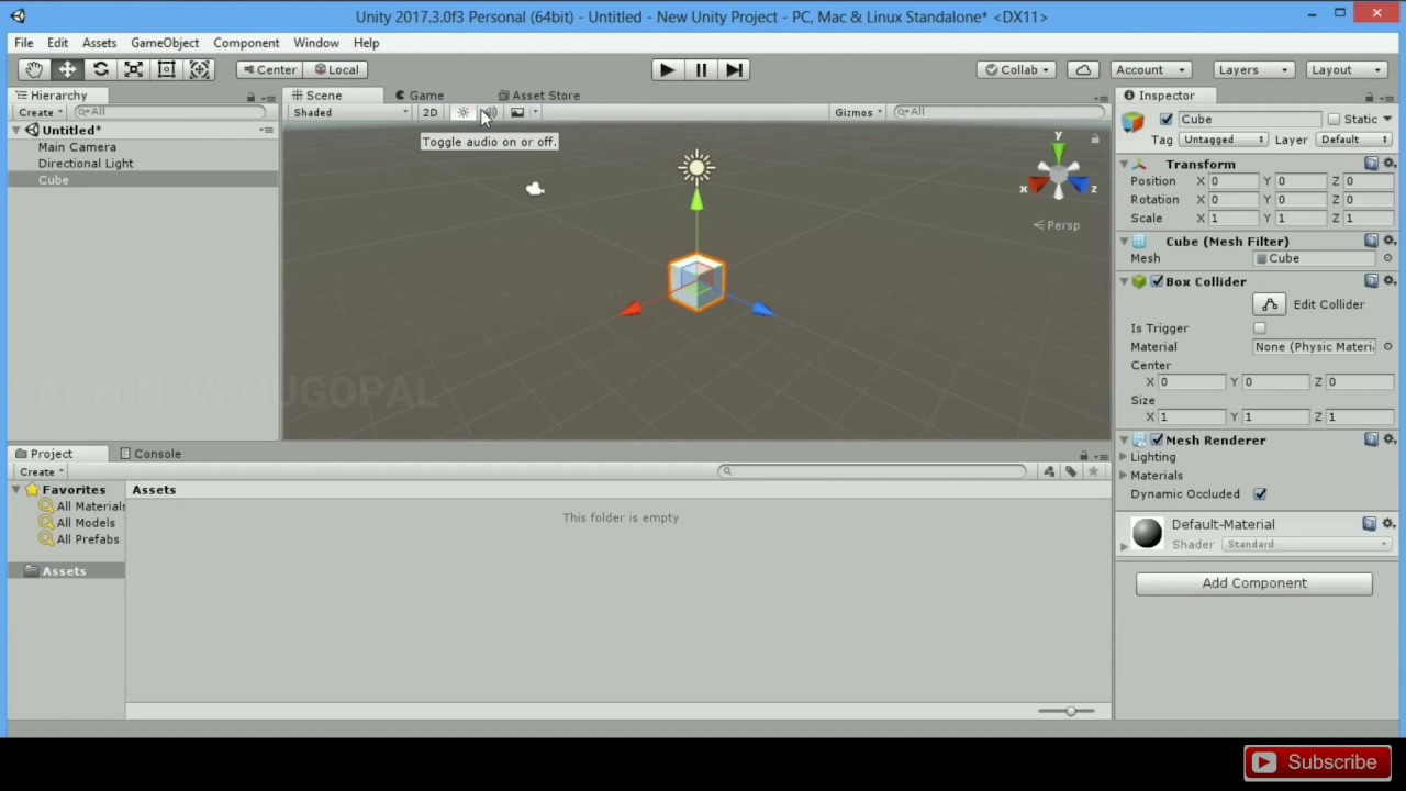 Unity 3d - Auto Rotating Game Object Using C# Script.
