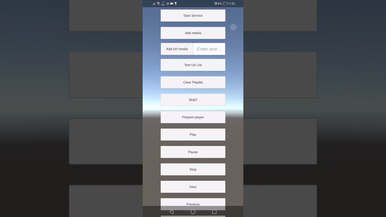 Unity android background player