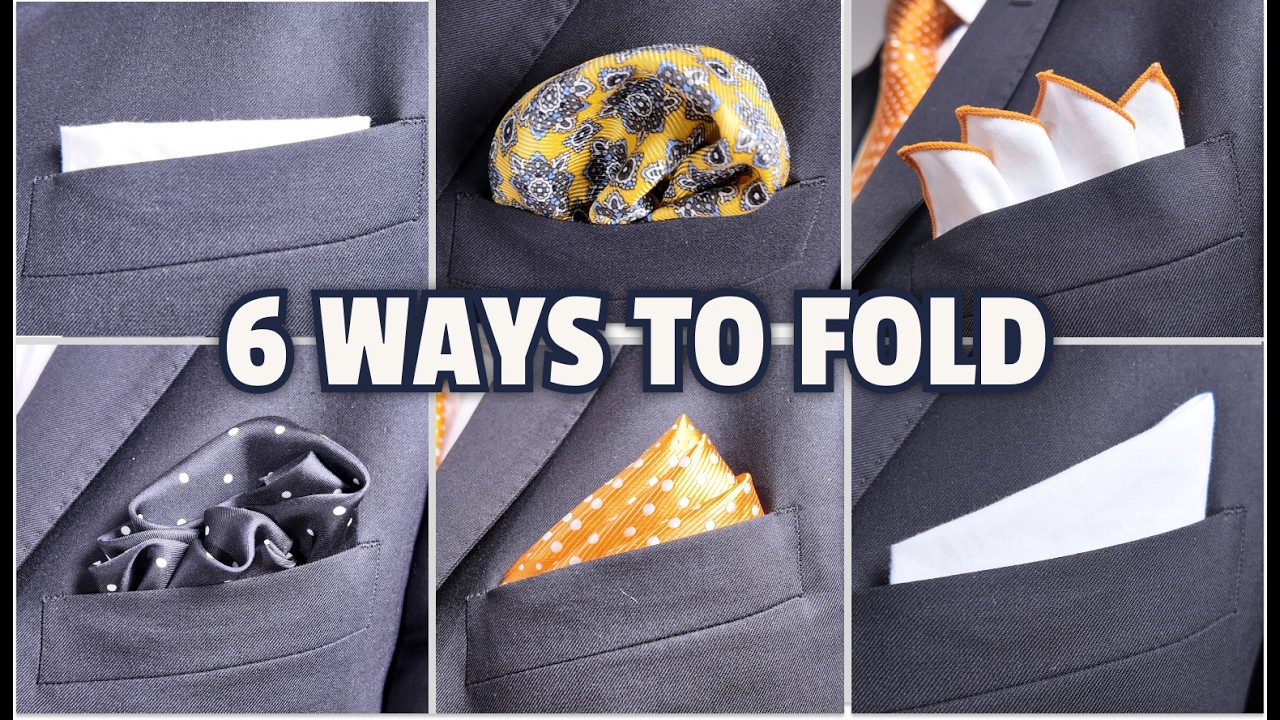 HOW TO FOLD A POCKET SQUARE