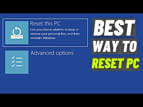 Windows 10- How to Reset Laptop/Desktop | Factory Reset Windows 10 (Easy Way 2 mins)
