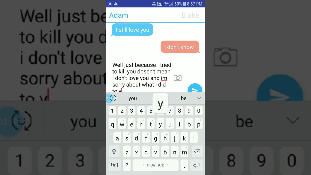 texting story Blake confess her love to Adam About yang (spoiler spoilers vol 3) rwby