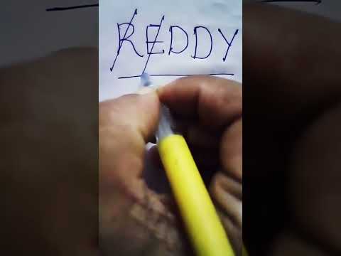 REDDY name as brand logo😱 #shorts #logo #graphicdesign