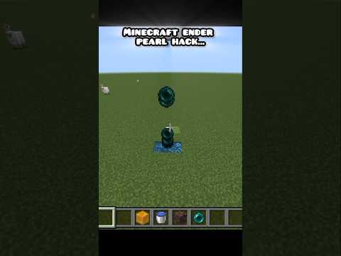 minecraft ender pearl hack #shorts #ytshorts