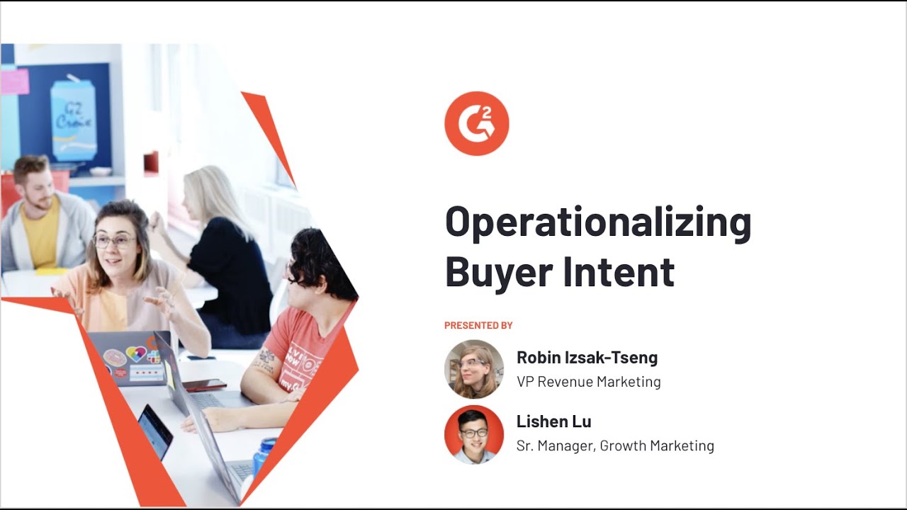 G2 Office Hours: Operationalizing Buyer Intent