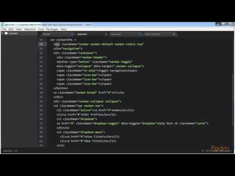Learn Building a React Component with Bootstrap Setting Up React JS and Bootstrap | packtpub com ...
