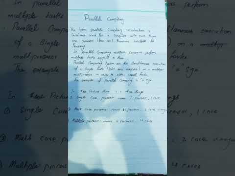 parallel computing in points