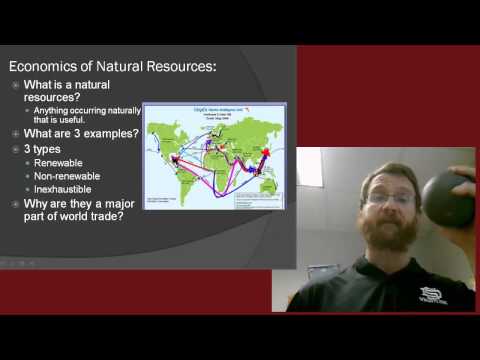 Economic Geography: Natural Resources