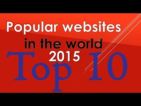 List of most popular websites